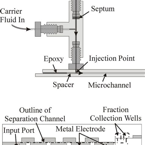 Schematics Showing A A Side View Of The Inlet Interconnect With Download Scientific Diagram
