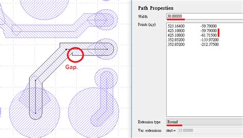 Path Check And Repair — Klayout