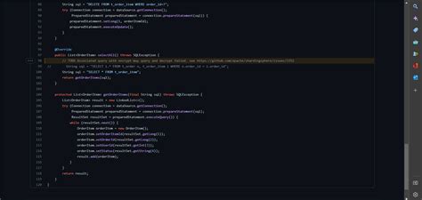 Is The Orderitemrepositoryimpl Todo In The Shardingsphere Example A