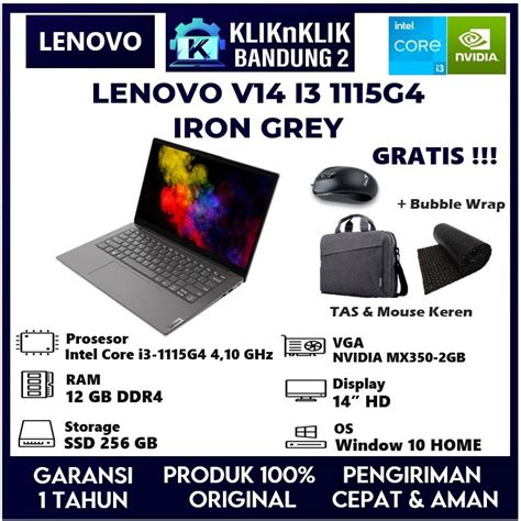 Jual Laptop Lenovo V Core I Gen Th Nvidia Mx Gb Iron Grey Shopee Indonesia
