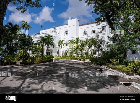 The Barbadian State House Also Known As Government House The 18th