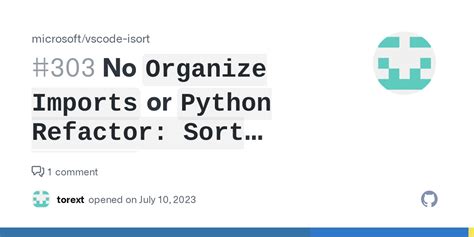 No `organize Imports` Or `python Refactor Sort Imports` Options