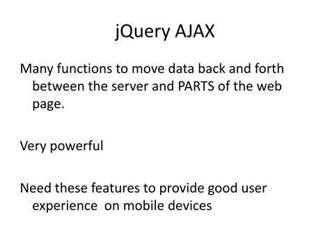 ppt jquery a javascript library hard things made eas ier