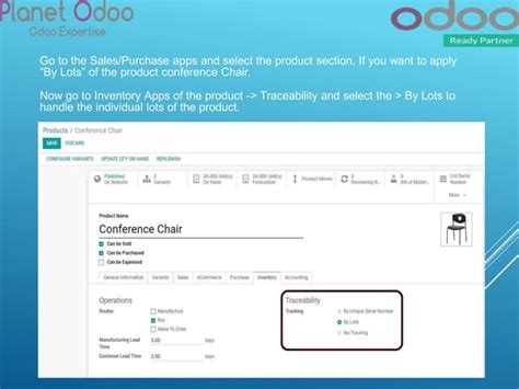 Lots And Serial Numbers In Odoo Ppt