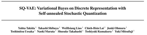 sq vae variational bayes on discrete representation with self annealed