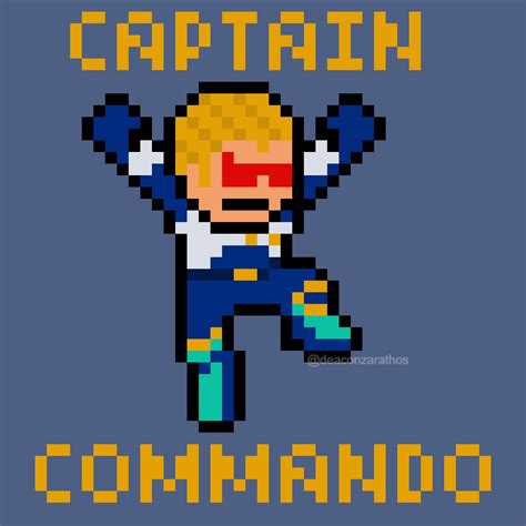 Captain Commando 8 Bit By Spidermoises On Deviantart