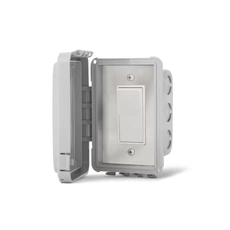 Infratech Single Flush Mount Onoff Wall Plate Switch With Weatherproof