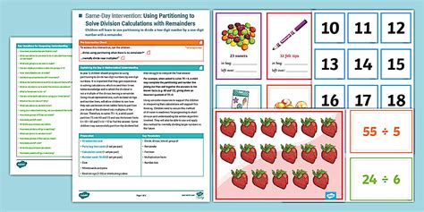 👉 Y3 Maths Intervention Partitioning Division Calculations