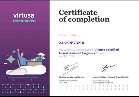 Generativeai Ai Artificialintelligence Certification Virtusa Genai Continuouslearning