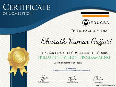 I Have Completed Skillup In Python Programming From