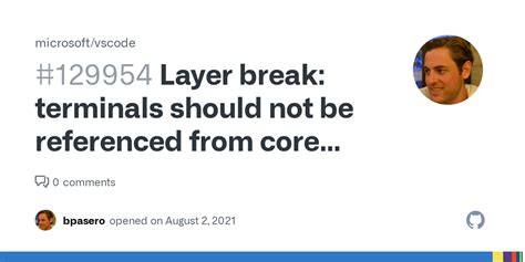 Layer Break Terminals Should Not Be Referenced From Core Workbench