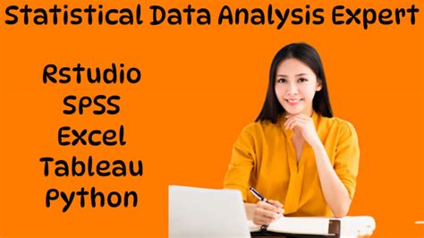Do Data Analysis In Rstudio Excel Spss Python Tableau By