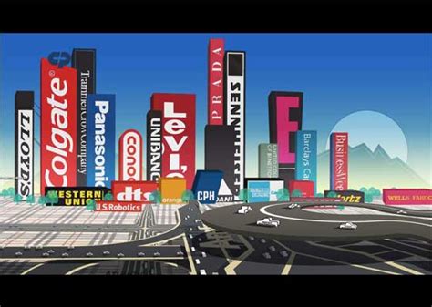 Cavlent Logorama Numerous Worldwide Brands In One Scene
