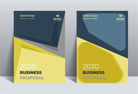 깨끗하고 현대적인 제안 커버 디자인 템플릿 비즈니스 제안 기업 브로셔 연례 보고서 사례 연구 판매 카탈로그 소책자 프리젠 테이션