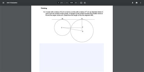 Solved Unit 3 Evaluation Knowledge 1 Find The Perimeter Of The