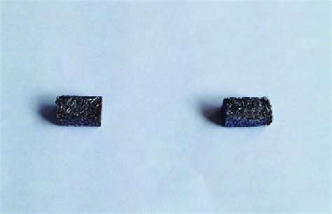 Bulk Specimens Used In The Dynamic And Static Tests Download
