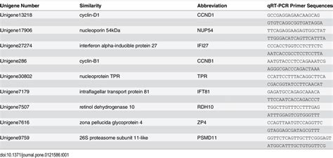 Primers Used In Validation Experiments Download Table