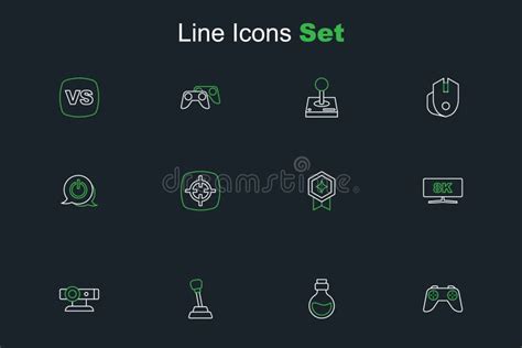 set line game controller or joystick bottle with magic elixir gear