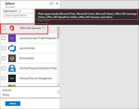 Conditional Access For The Office365 Suite