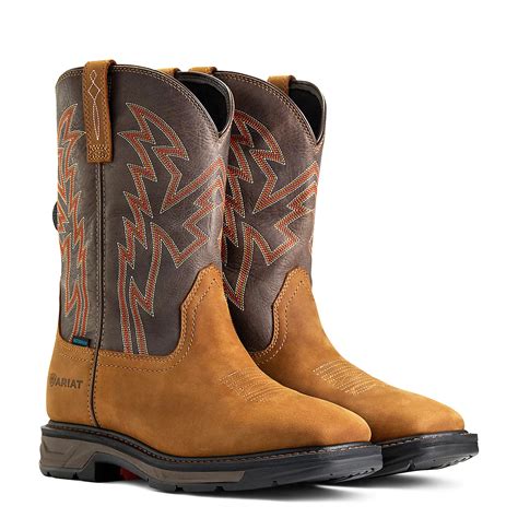 Ariat Mens Workhog Xt Boa Waterproof Work Boots Academy