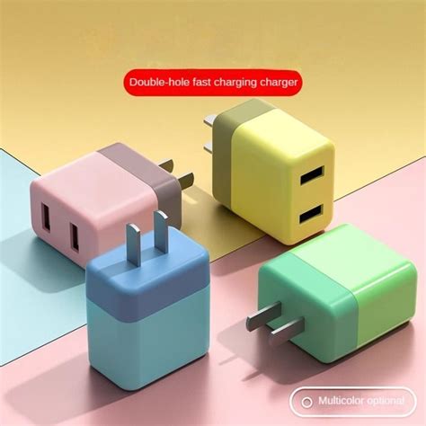 Port Adapter Dual Hole Original Usb Charger Pd Fast Charge Phone Quick Chargers Lazada Ph