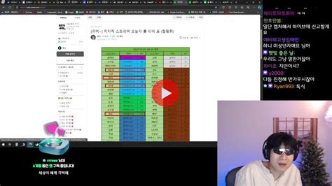 치지직 롤 티어표보는 랄로 치지직 에펨코리아