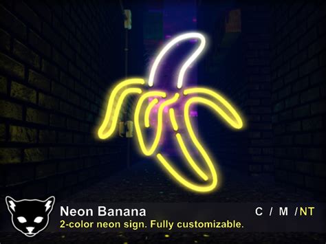 Second Life Marketplace [sk] Neon Banana