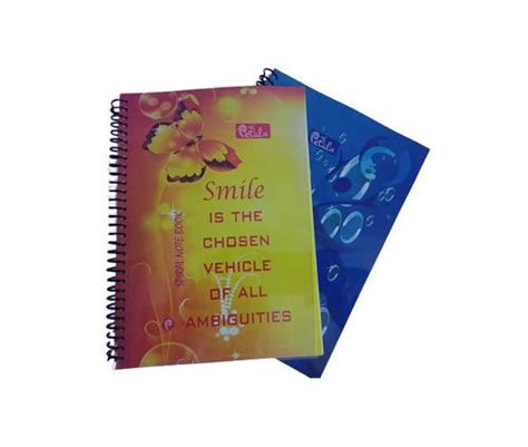 Eco Friendly Single Line Ruled Soft And Clean Paper Spiral Exercise Notebooks For Writing At