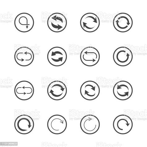 아이콘을 반복 설정 합니다 다시 로드 업데이트 다시 로드 재생 로드 화살표 아이콘 등의 16 새로 고침 채워진 아이콘의 집합입니다 반복 아이콘 설정 0명에 대한 스톡 벡터