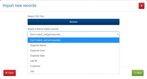 Import Component Manual