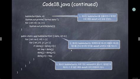 Java로 배우는 자료구조 제1 2장 메서드 호출과 프로그램의 기능적 분할 24 Youtube