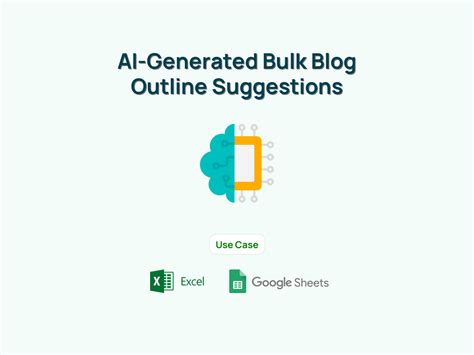 Ai Generated Bulk Blog Outline Suggestions Use Case Clever Csv