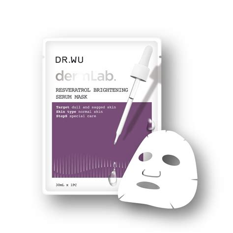 Dr Wu Dermlab Resveratrol Brightening Serum Mask 1s Watsons Malaysia