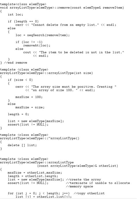 Solved Here Is The Arraylisttype H File For You Reference Chegg Com