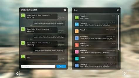 flat minimalist gui ui kit unreal engine asset