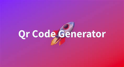 Qr Code Generator A Hugging Face Space By Decodeai