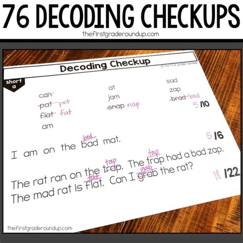 Decoding Assessments And Checkups For K 2 Phonics Based On The Science Of Reading