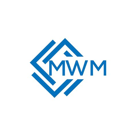 mwm letter logo design on white background mwm creative circle letter