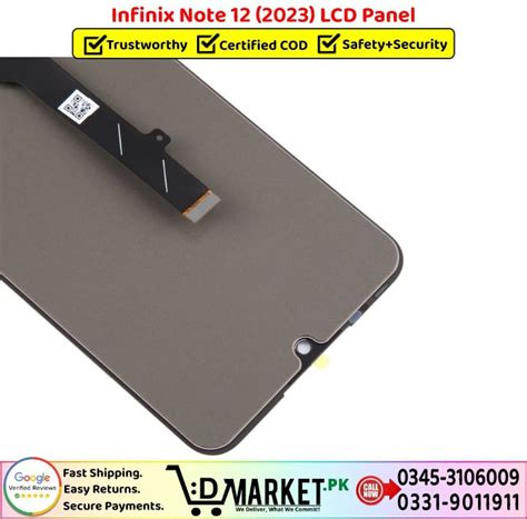 Infinix Note LCD Panel Unit Combo Exclusive