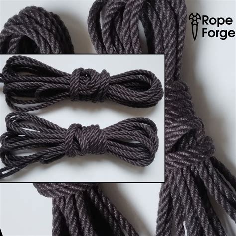 Black Shibari Rope Bondage Rope Jute Rope Bdsm Rope Sex Rope Etsy