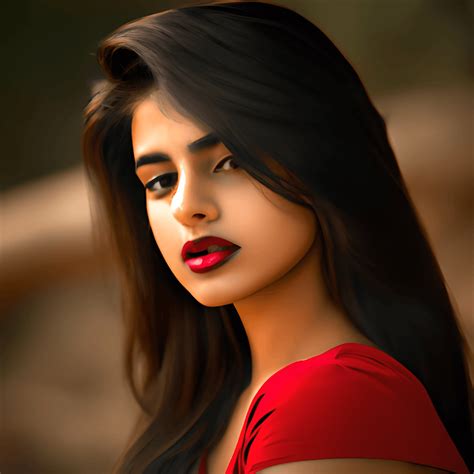 Gorgeous Indian Girl With Attractive Eyes And Slim Body · Creative Fabrica