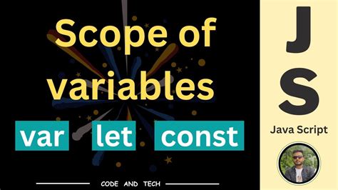 Scope Of Variables Let Var Const Beginner Java Script In Hindi Youtube