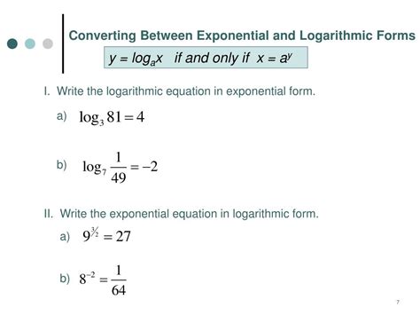 ppt 6 4 logarithmic functions powerpoint presentation free download