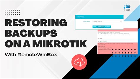 restoring a text backup on a mikrotik admiral platform