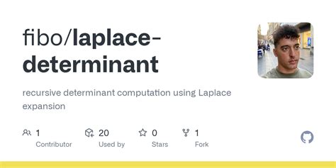 github fibo laplace determinant recursive determinant computation