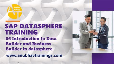 06 Introduction To Data Builder And Business Builder What Is Data
