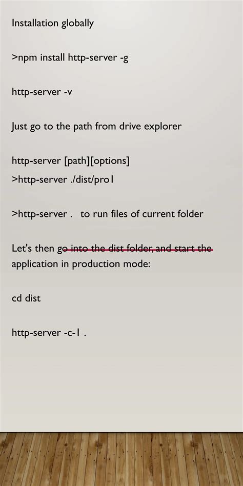 Webserver Setup Local Angular React Project Pptx
