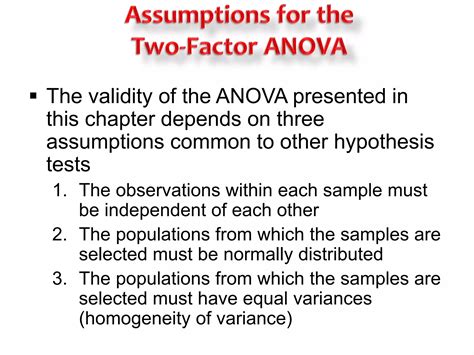 Two Way Anova Overview And Spss Interpretation Pptx