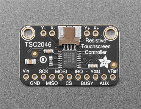 NEW PRODUCT Adafruit TSC2046 SPI Resistive Touch Screen Controller Adafruit Industries