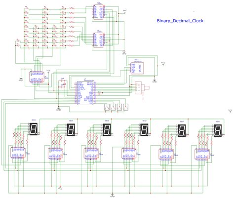 Binary Decimal Clock Hackster Io